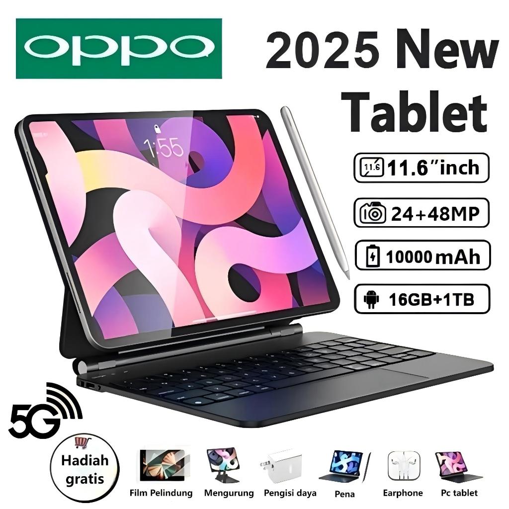 OPP0 Tablet ซื้อ 1 แถม 8🔥แท็บเล็ต11 Pro 11.6นิ้วTablet 16GB + ROM 1TB ...