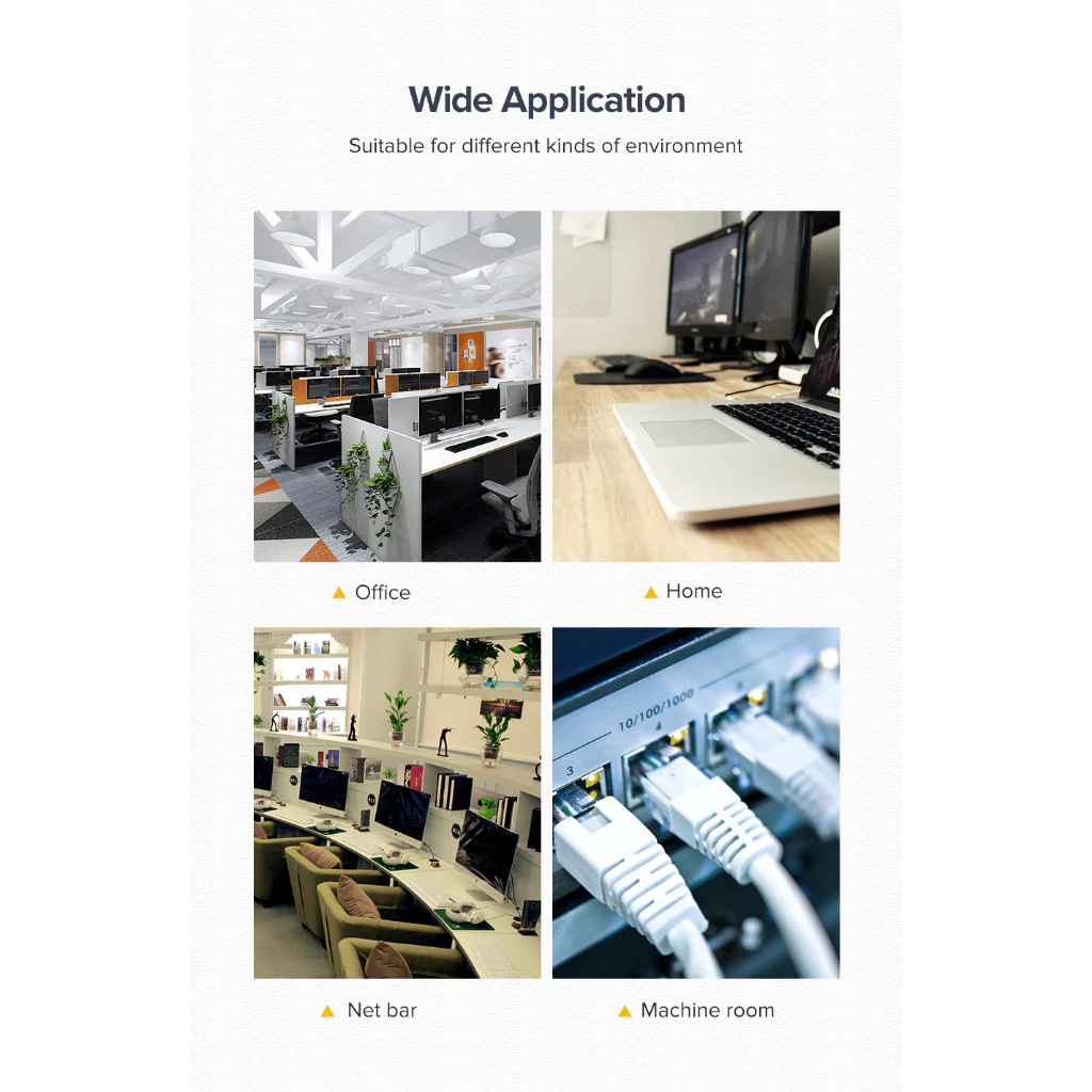 UGREEN รุ่น NW102 สายแลน Cat6 Ethernet Cable Gigabit RJ45 Network Wired ...