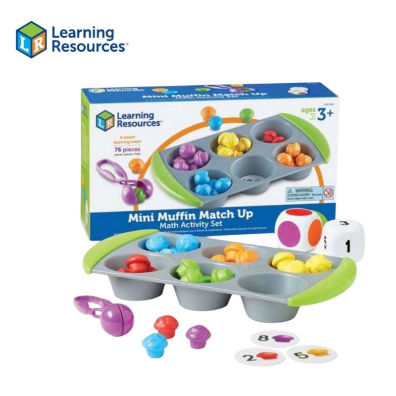 Learning Resources - Mini Muffin Match Up Math Activity Set ชุดกิจกรรม ...