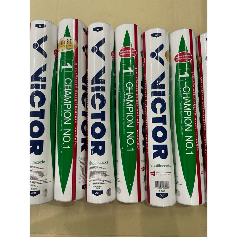 VICTORลูกแบด CHAMPION NO.1 แถบแดง speed76 | Shopee Thailand