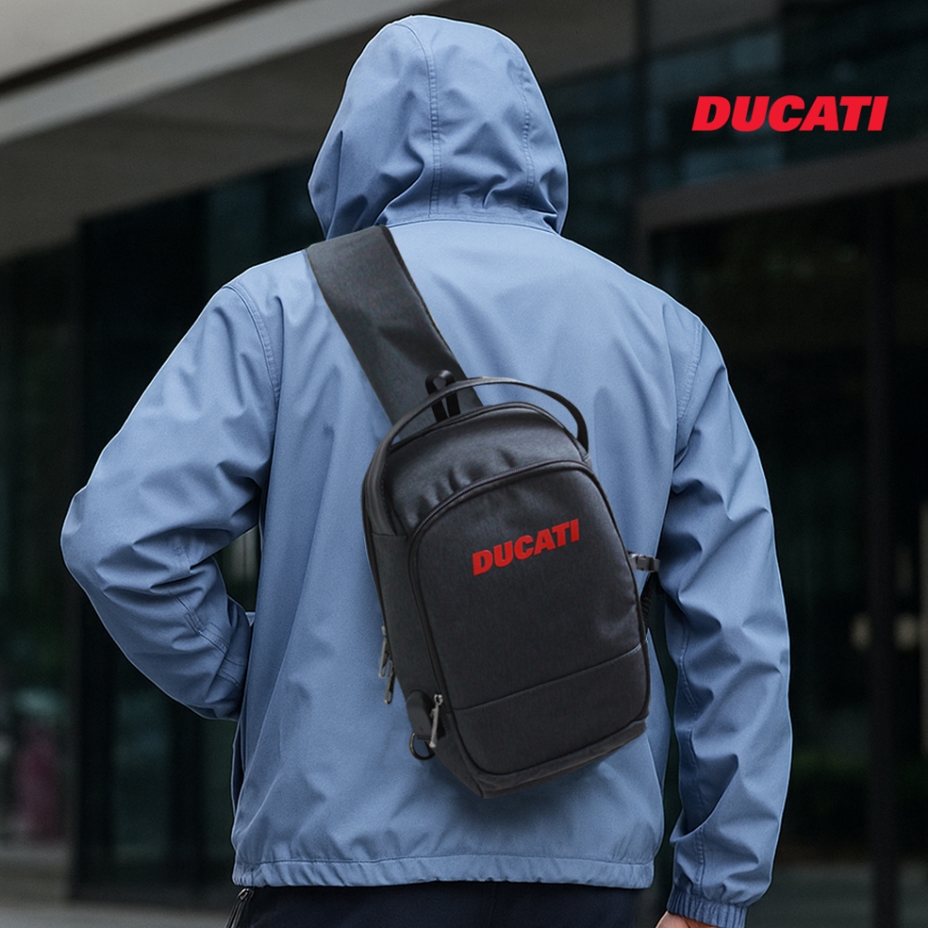 DUCATI Sling Bag กระเป๋าคาดอกดูคาติ DCT49 228 | Shopee Thailand
