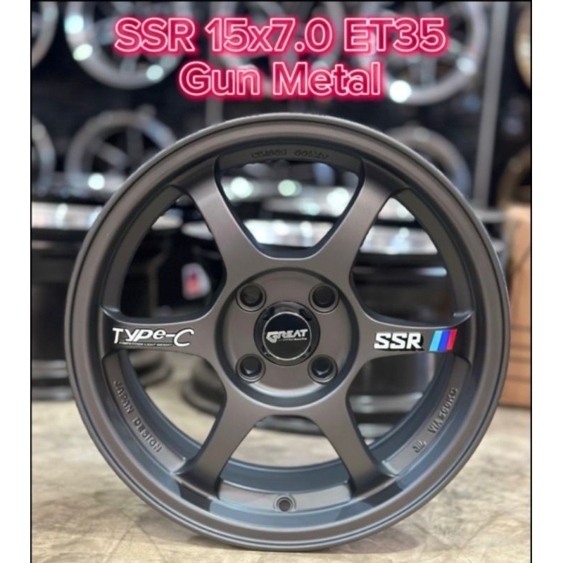 ล้อแม็กซ์ GREAT SSRขอบ15 4รู100กว้าง7นิ้ว ET35 รถเก๋ง แข็งแรง งานGREAT(ราคา4ล้อ) | Shopee Thailand