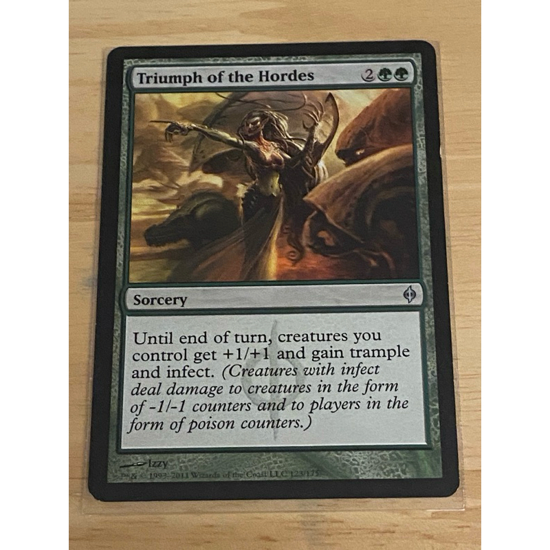 [MTG] New Phyrexia: Triumph of the Hordes การ์ดแท้ Magic The Gathering ...
