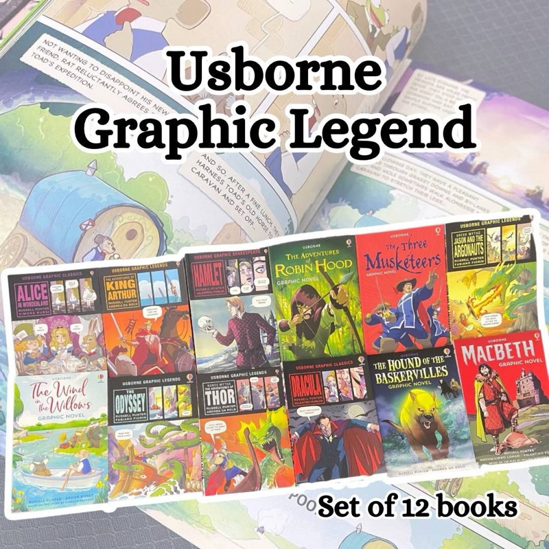 หนังสือ Usborne Graphic legend แยกเล่ม** ภาษาอังกฤษ book novel classic ...