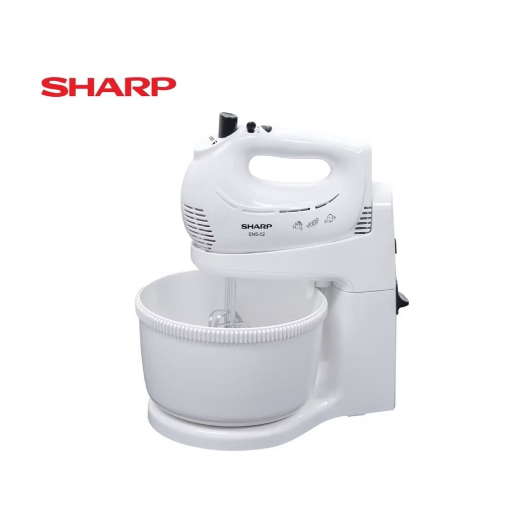 SHARP เครื่องผสมอาหารชาร์ป EMS-52 (มือสอง มีอุปกรณ์ครบ สภาพดี) (พร้อมส่ง) | Shopee Thailand