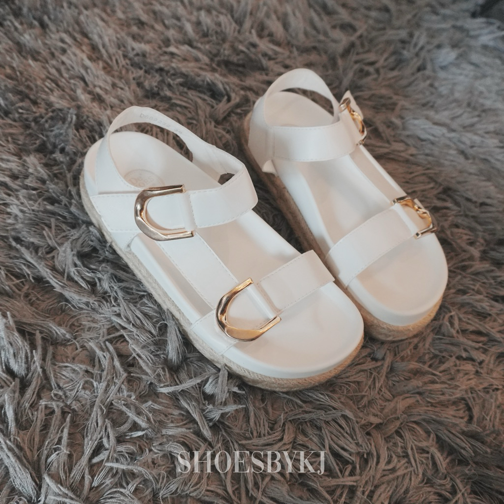 พร้อมส่ง 680222 รองเท้ารัดส้น เชือกปอ สไตล์เกาหลั คอล ใหม่ล่าสุด งานสวย ...