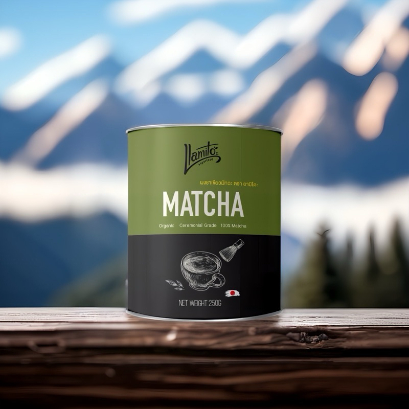 Llamito Organic Matcha powder แท้ 100% มัทฉะ ออร์แกนิคพรีเมี่ยม ...