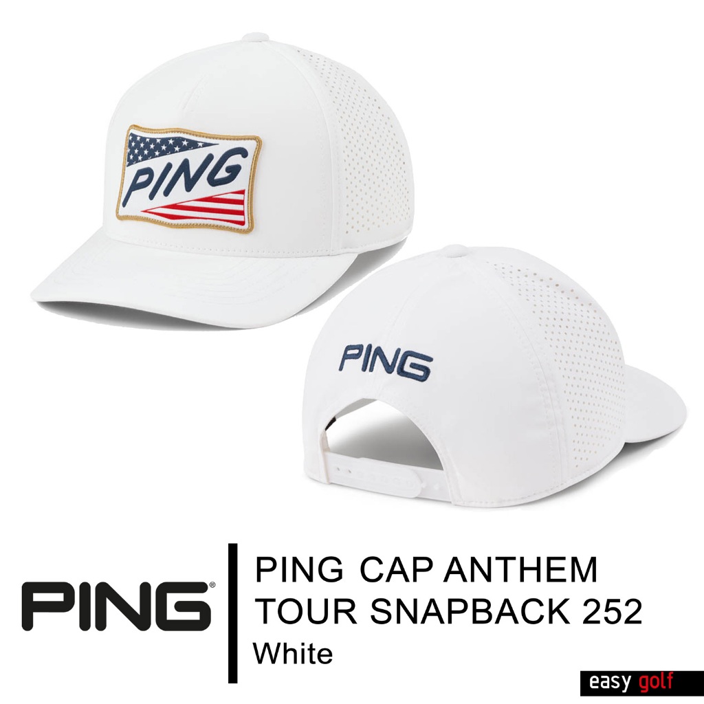 PING CAP ANTHEM TOUR SNAPBACK 252 PING CAP MEN หมวกกอล์ฟ หมวกกีฬาผู้ชาย | Shopee Thailand