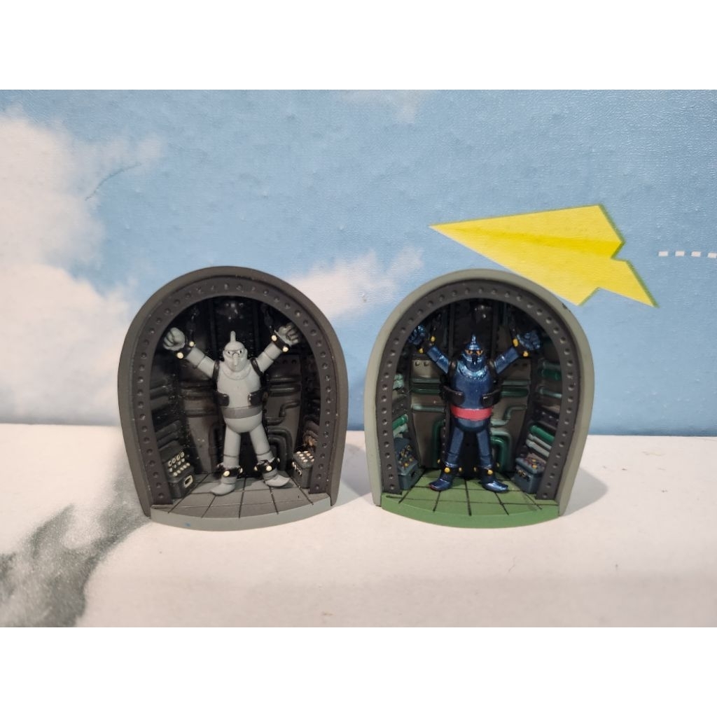💥Tetsujin 28-Go Kaiyodo Glico "Time Slip" Gigantor Japan Diorama Figure ...