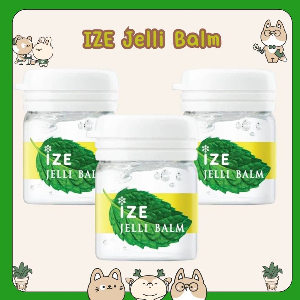 &ยกโหลไอซ์ เจลลิ บาล์ม 7g. Ize Jelli balm หอมสดชื่น ยาดม น้ำมันหอม เจล ...