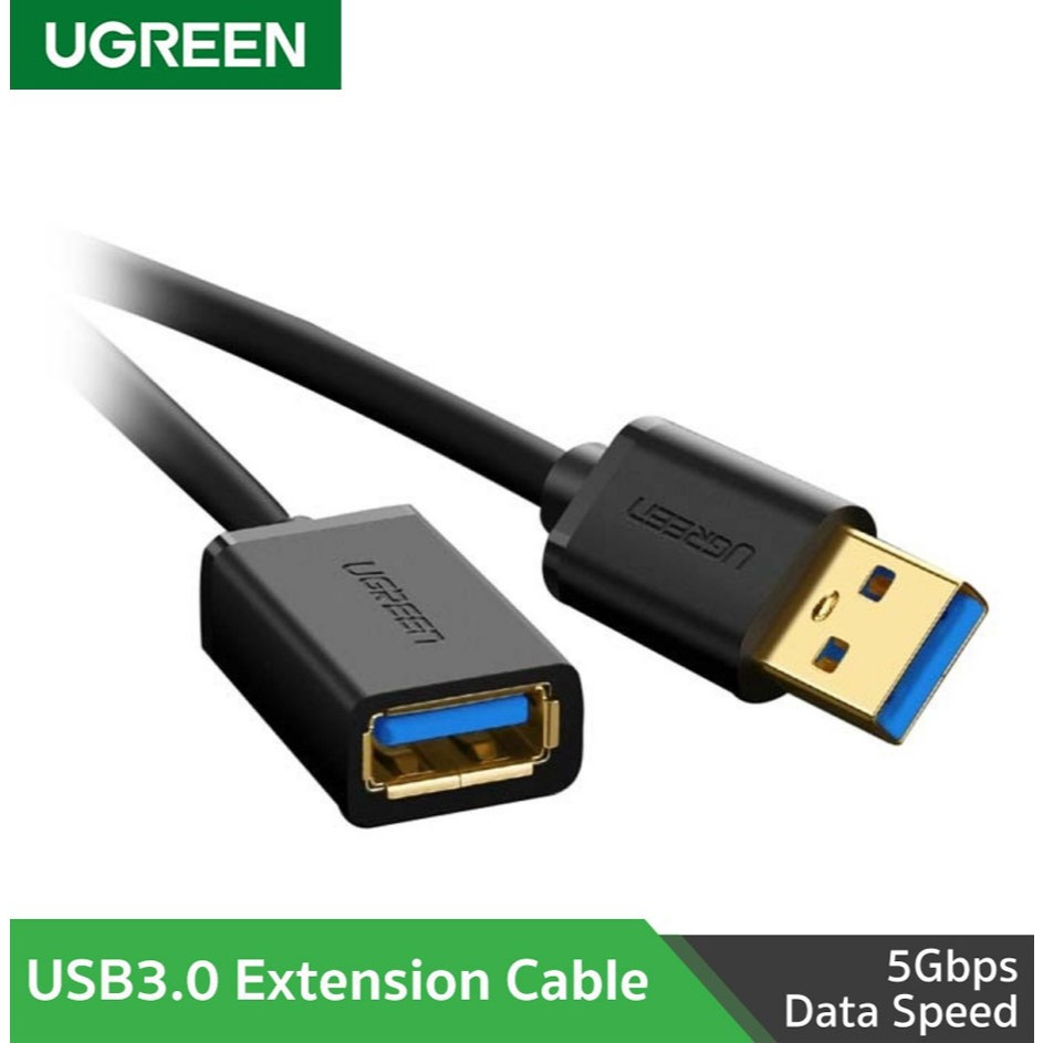UGREEN US129 USB 3.0 A Male to Female Fast Cable สาย USB 3.0 A ตัวผู้ ...