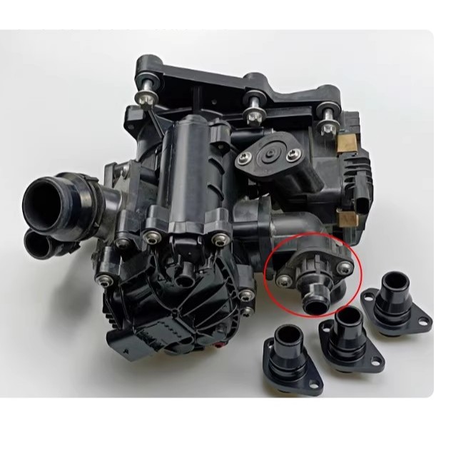 ท่อต่อโมดูลวาล์วน้ำ (Conector 1) BMW X1 F48,X2 F39 ,Mini F55 F56 F57 ...