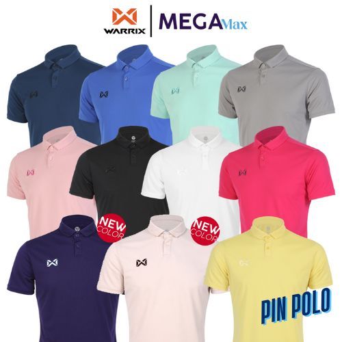 เสื้อโปโล WARRIX 232PLACL34 คอปก รุ่น PIN POLO SHIRT ออกใบกำกับภาษีได้ โพส1 | Shopee Thailand