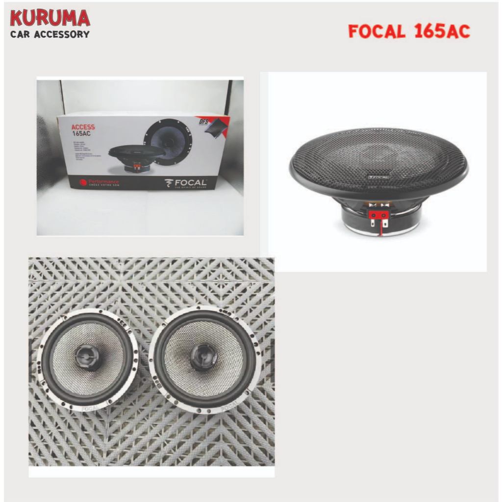 ลำโพง Focal 165 AS แยกชิ้น/Focal 165 AC แกนร่วม pack คู่ Focal 165 AS ...