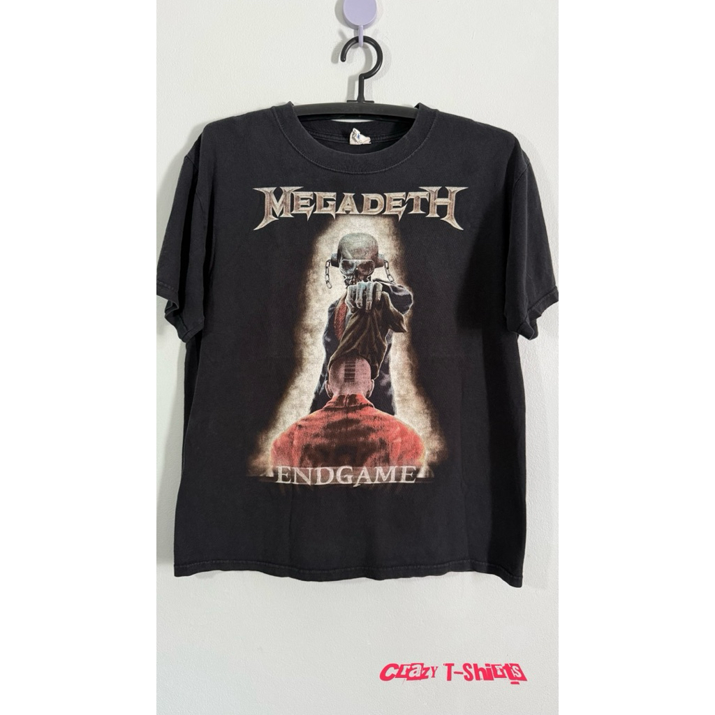เสื้อวง Megadeth • End Game ของแท้จากกระสอบมือสอง | Shopee Thailand