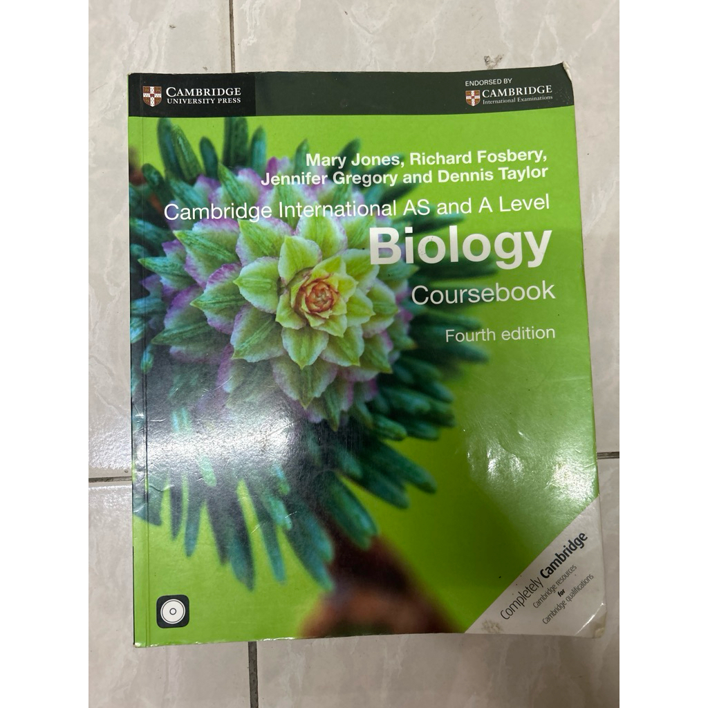 Cambridge international as and a level biology coursebook มือสองมีขีด ...