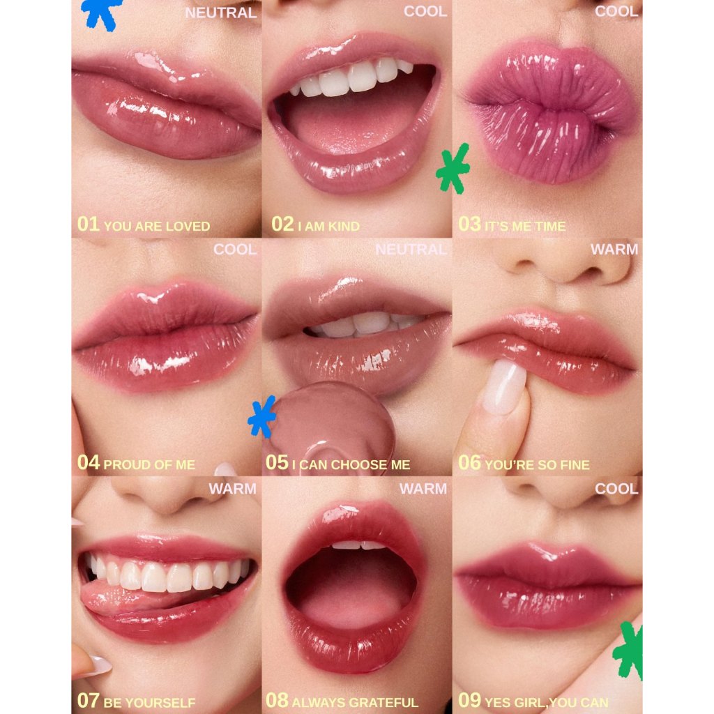 2P ORIGINAL OH MY TINT GLOSS #ลิปกลูโคส #OHMYTINTGLOSS (9 Colors) 3g ...