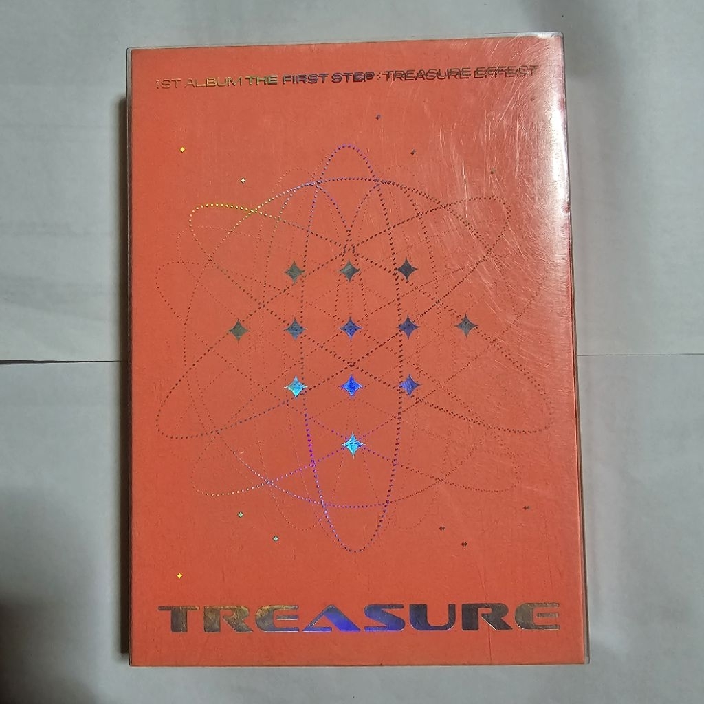 TREASURE 1st ALBUM [THE FIRST STEP:TREASURE EFFECT] ORANGE VER. แกะแล้ว สภาพดี ไม่มีการ์ด ได้ของ ...