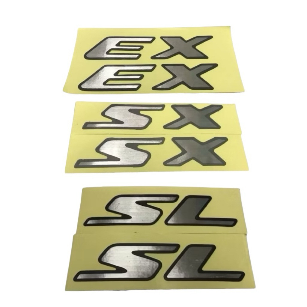 สติ๊กเกอร์ ISUZU DMAX EX SX SL ดั้งเดิม ฟอย ติด ข้างประตู สำหรับรถ ...