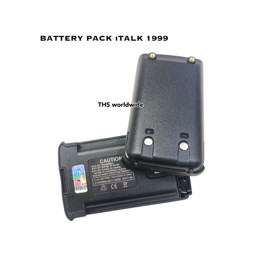 iTALK 1999 POC Li-ion 3.7V 3200mAh 11.84Wh BATTRY PACK แท้! ใช้กับ วิทยุสื่อสาร POC | Shopee ...