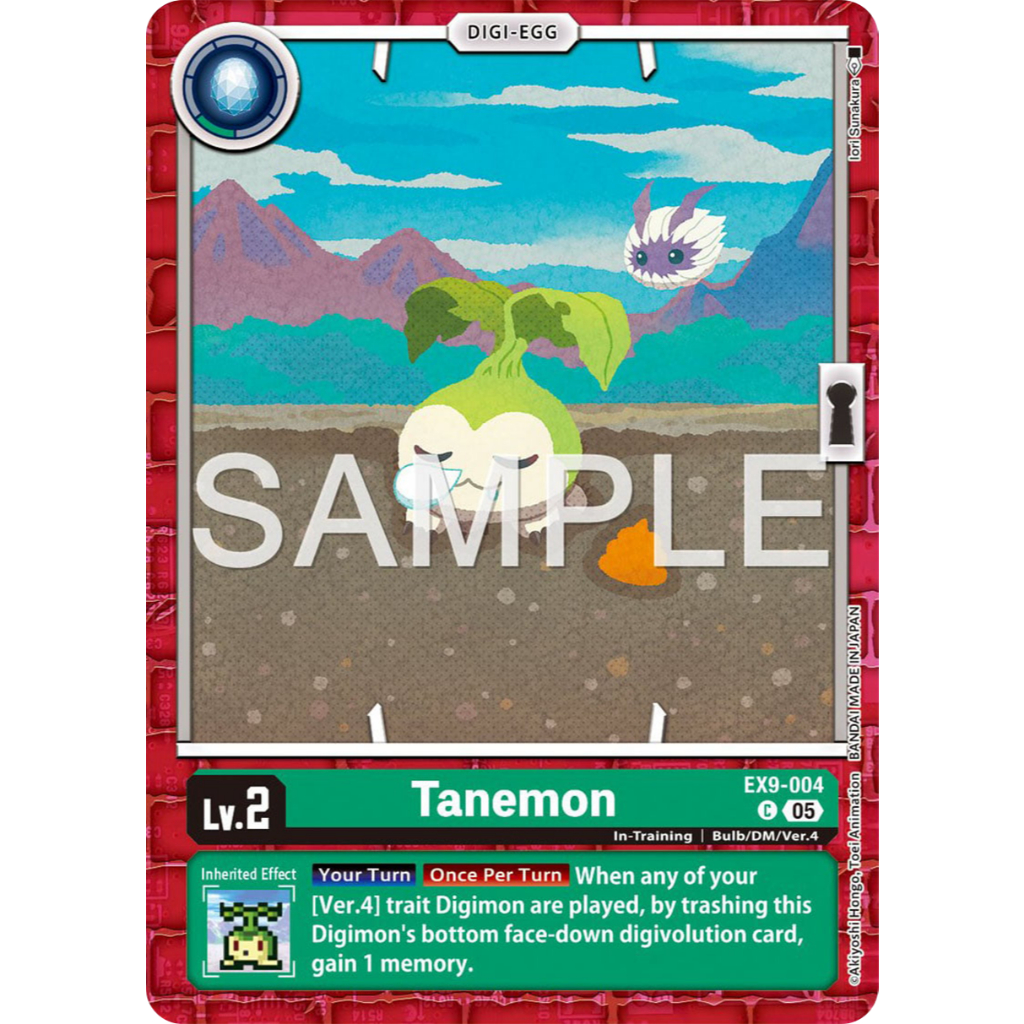 [Digimon] Tanemon EX9-074 Digimon Card การ์ดสะสมดิจิม่อน ร้านDDN ...