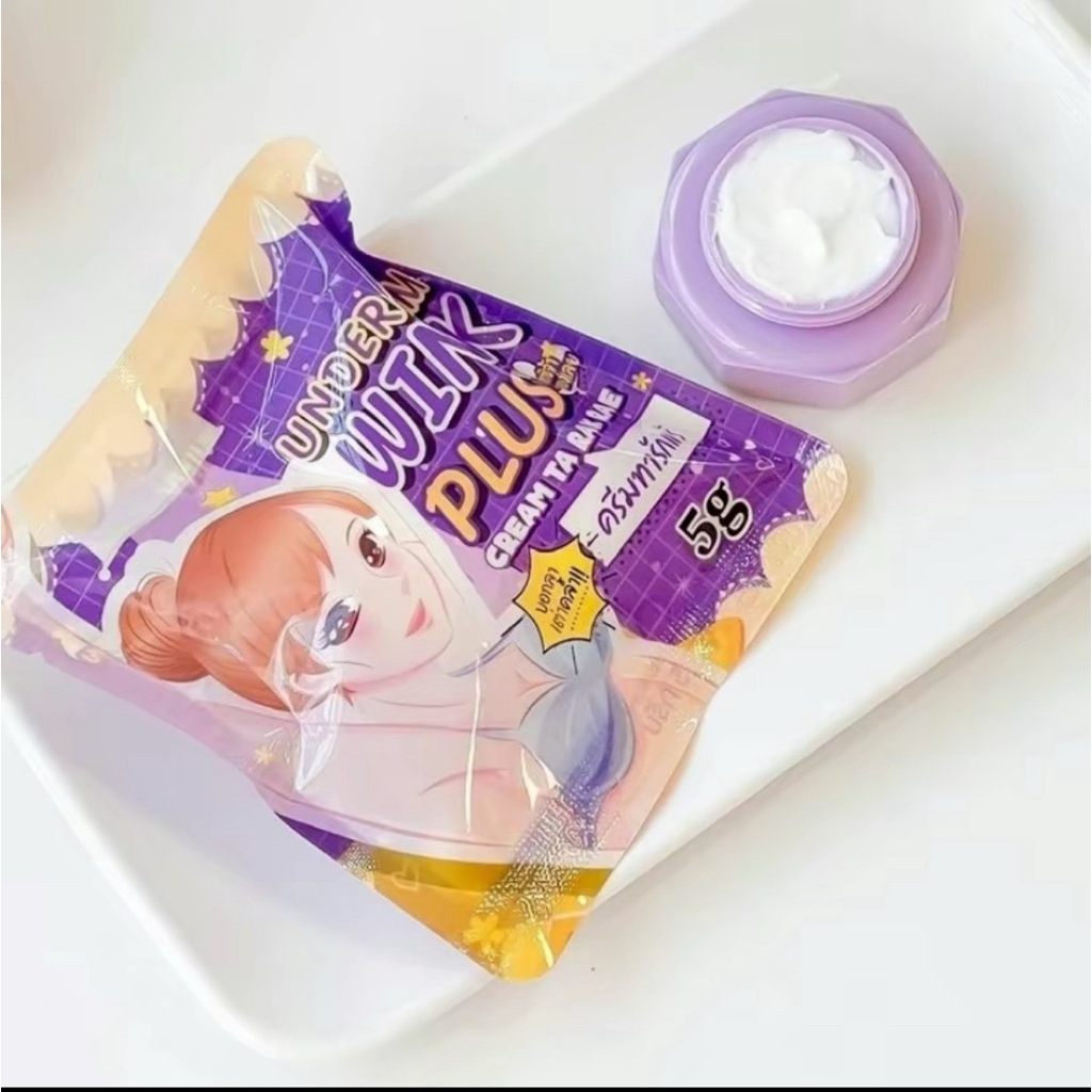 wink plus วิ้งค์พลัสครีมทารักแร้ขาว 5 กระปุก ของแท้100% | Shopee Thailand