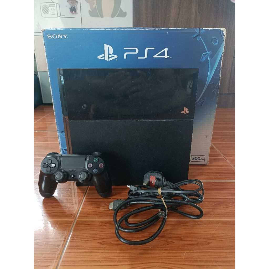 Ps4 Fat 1106A ความจุ 750 GB FW 11.0 สายมืด ลงเกมตามสั่งได้ | Shopee Thailand