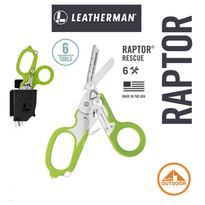 Leatherman Raptor Rescue #Green | Multi Tool Stainless | 6 Tools กรรไกร ...