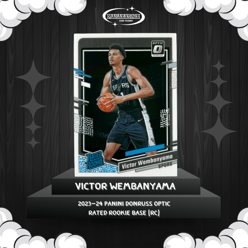 Victor Wembanyama 2023-24 Panini Donruss Optic Rated Rookie Base (RC ...