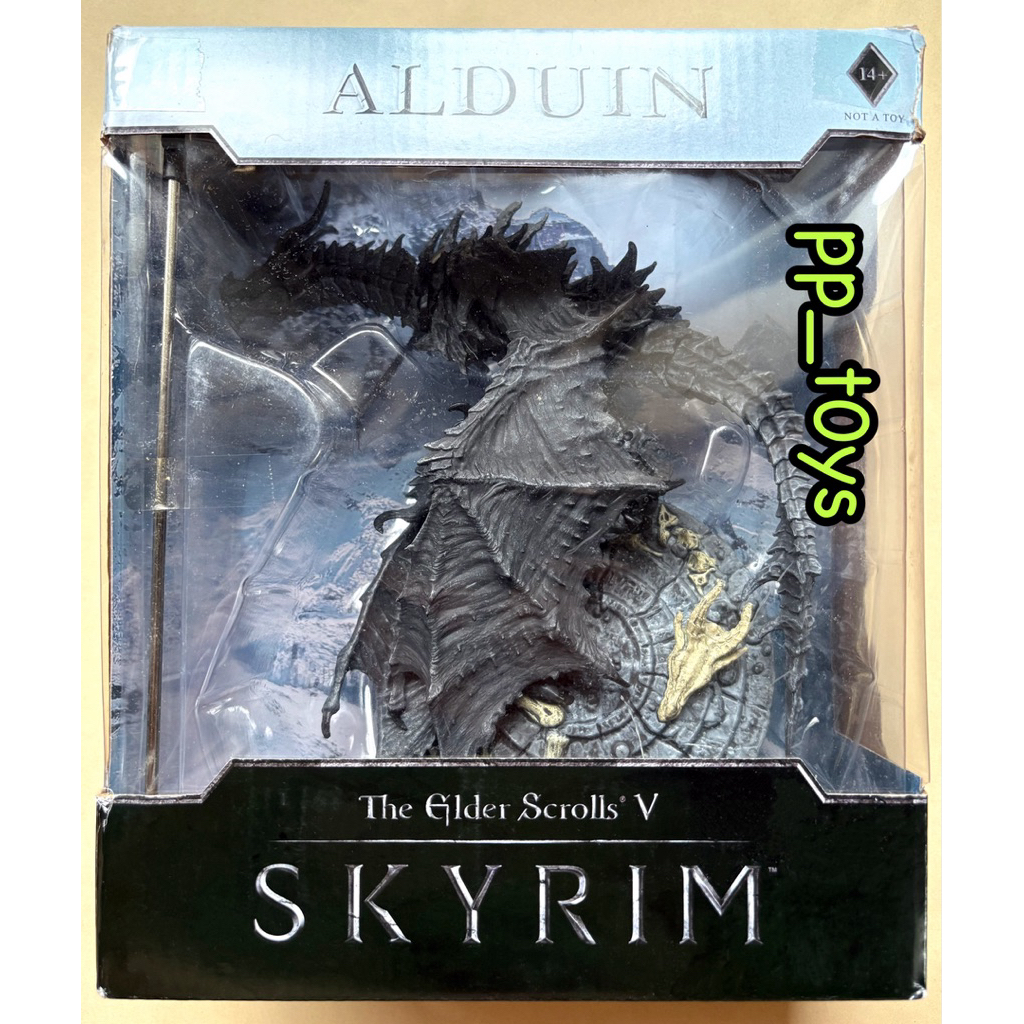 Mcfarlane The Elder Scrolls V Skyrim ALDUIN Dragon 9“ Figure (Bethesda ...
