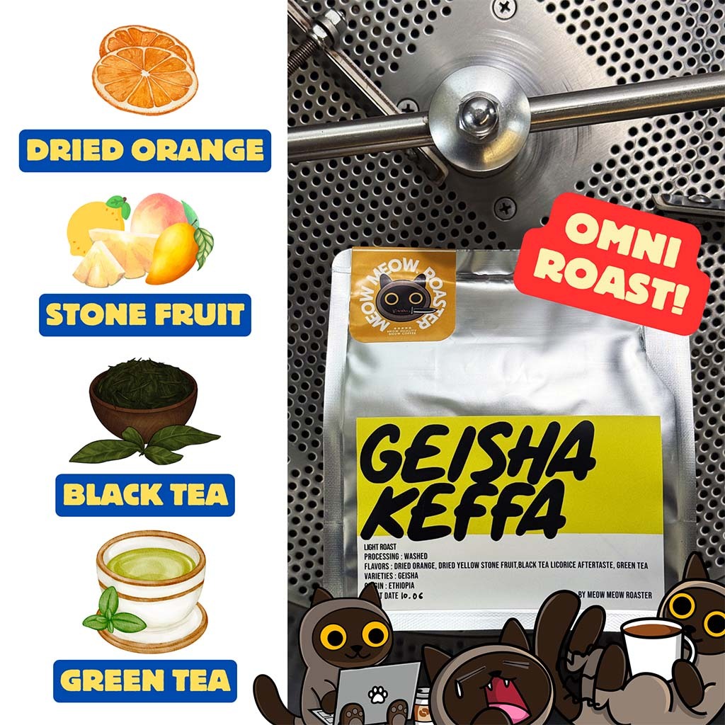 เมล็ดกาแฟ เกอิชา เคฟฟา Geisha Keffa (คั่วอ่อน) | Shopee Thailand