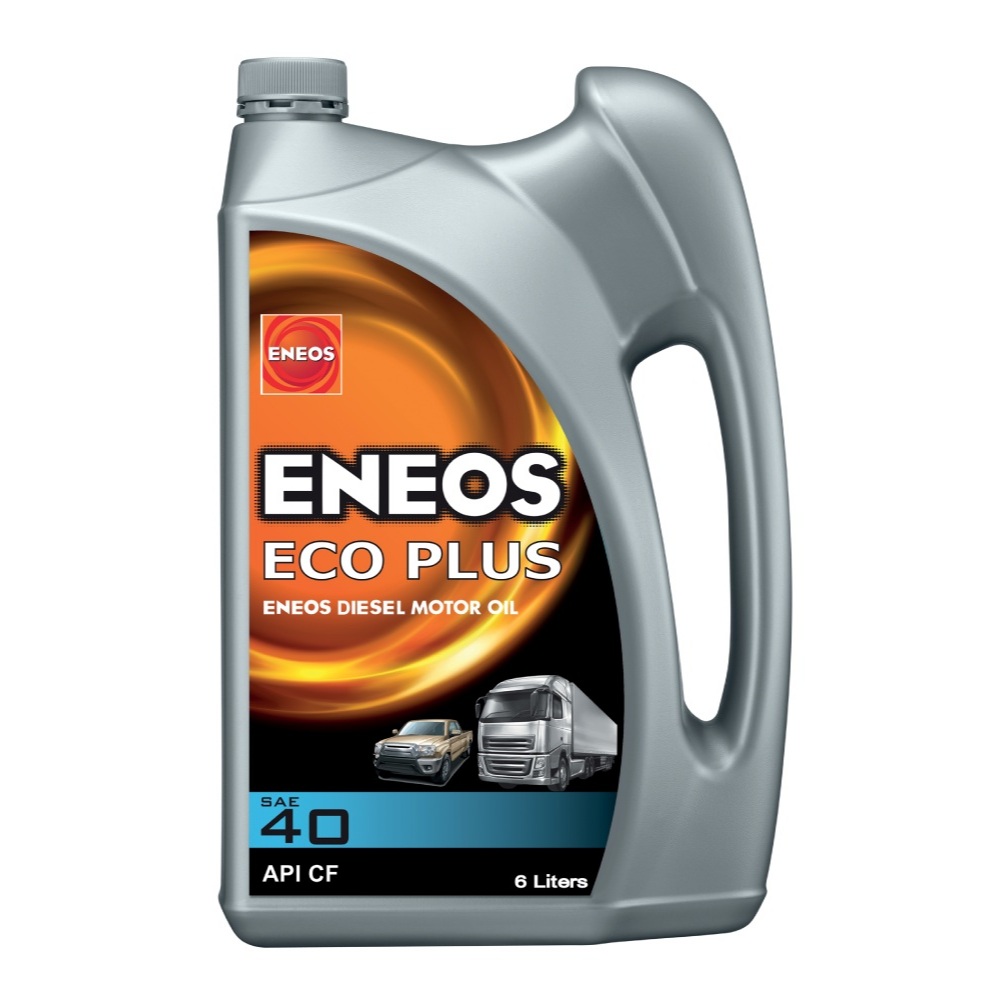 ENEOS ECO PLUS 40 เอเนออส อีโค่ พลัส 40 น้ำมันเครื่อง ดีเซล SAE40 API CF 6 5 1 ลิตร mineral 6L 6 ...