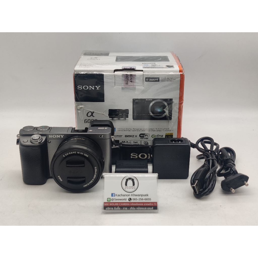 Sony A6000+Kit 16-50 สภาพ 97% | Shopee Thailand