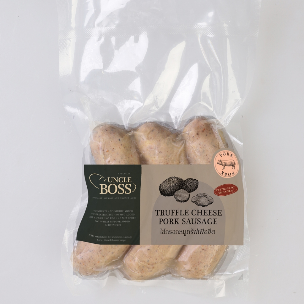 Uncle Boss_Truffle cheese Pork sausage(Keto) | Shopee Thailand
