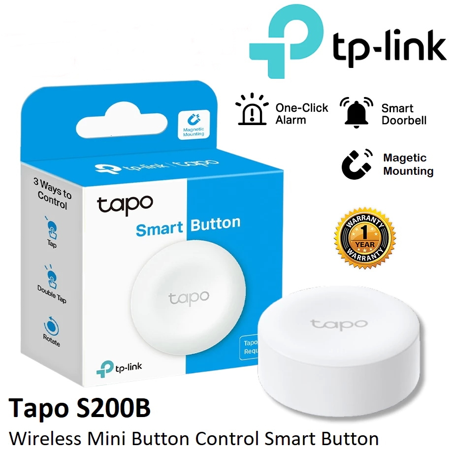 TP-Link (Tapo S200B) Smart Button ควบคุมและสั่งการไปยัง หลอดไฟ | Shopee Thailand