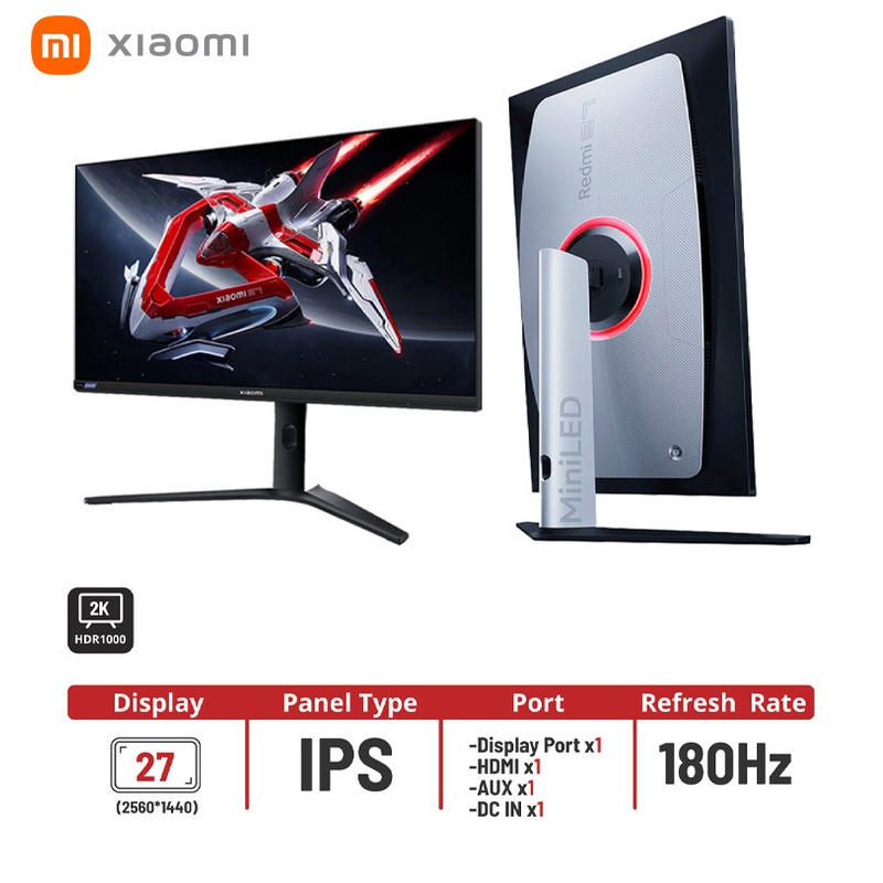 Xiaomi Redmi Monitor 27" รุ่น Gaming G27 / A27 / X27G / G27Q IPS 165Hz ...