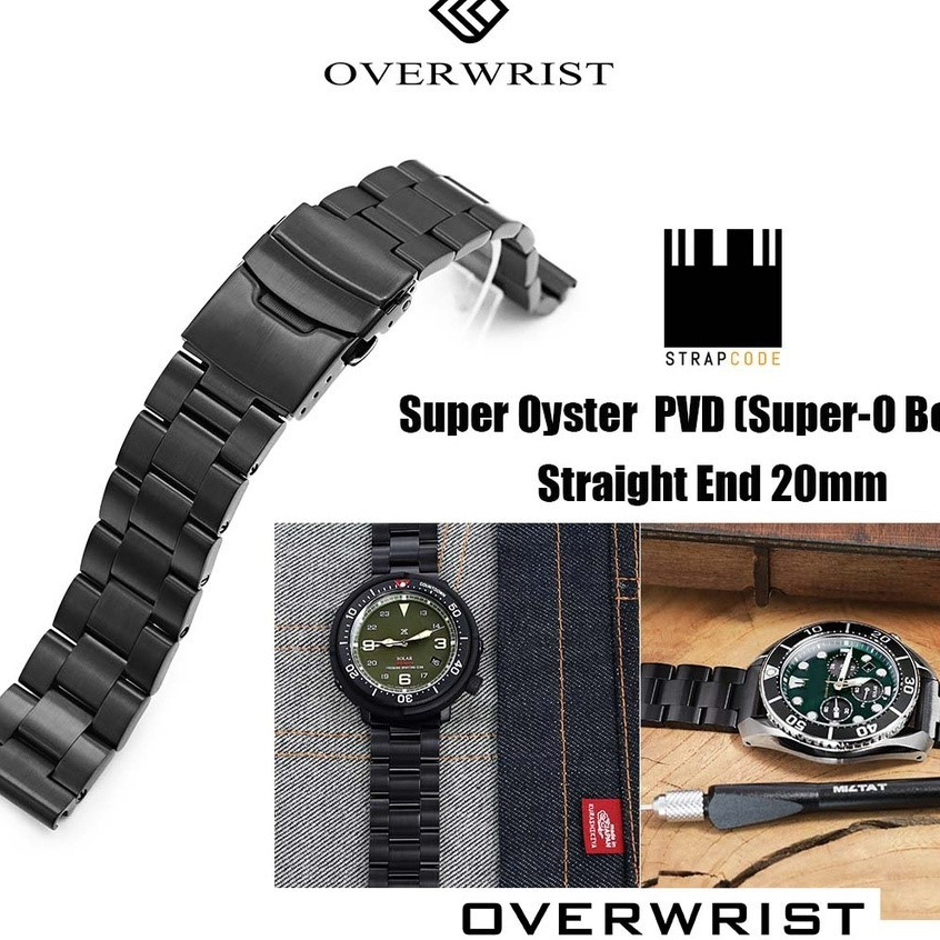 สายนาฬิกา strapcode super oyster pvd 20mm straight end | Shopee Thailand