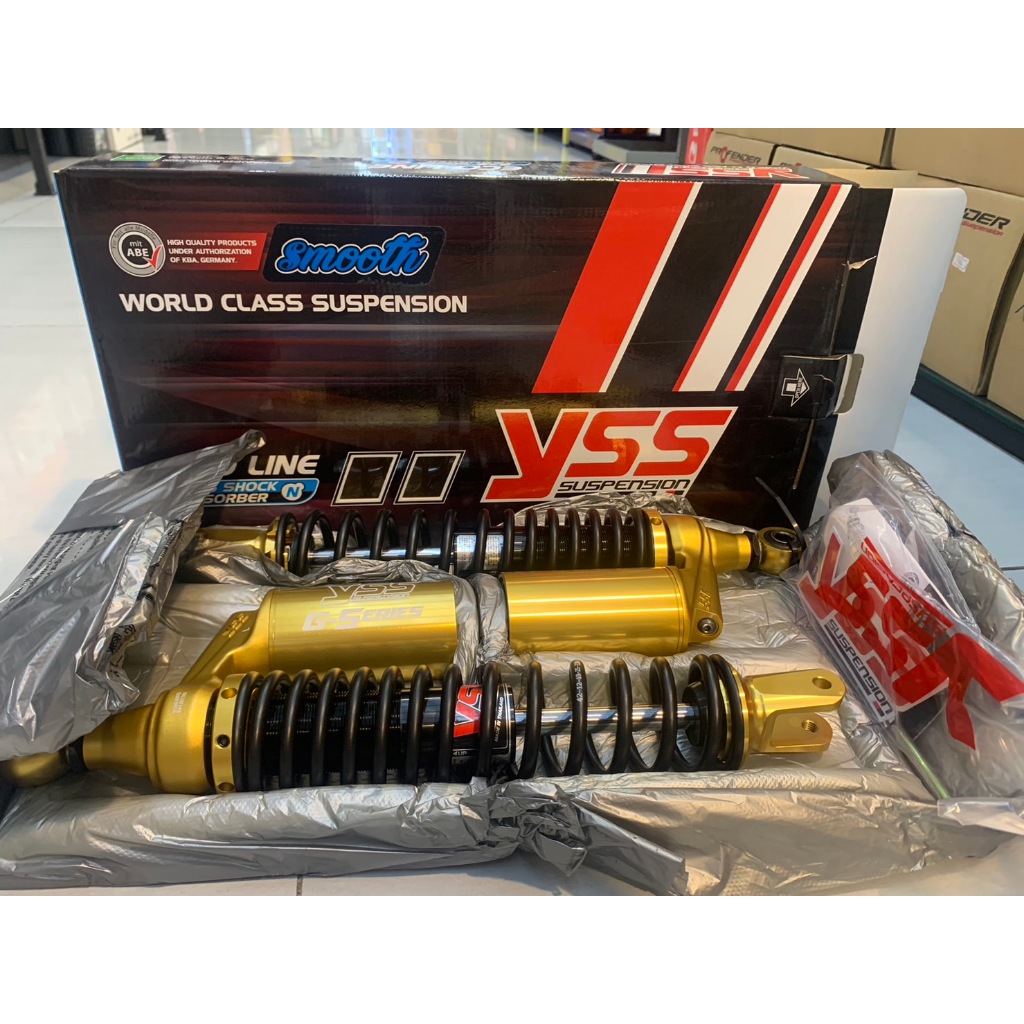 โช๊คหลัง YSS G-SERIES NEW HONDA /PCX 150 ปี14-17 BLACK/BLACK/HT ...