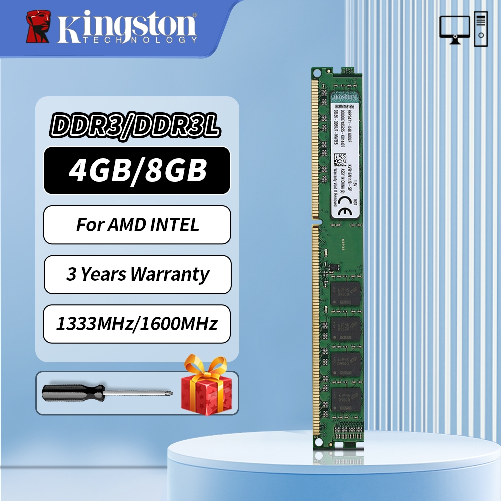 [24H SENT] Kingston RAM DDR3 2GB 4GB 8GB 1333MHZ 1600M DDR3L PC3 Memory ...