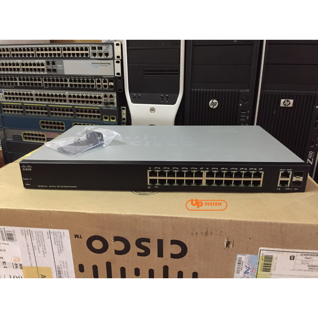 Cisco SF200-24 Switch 10/100 (ciscoมือ2) | Shopee Thailand