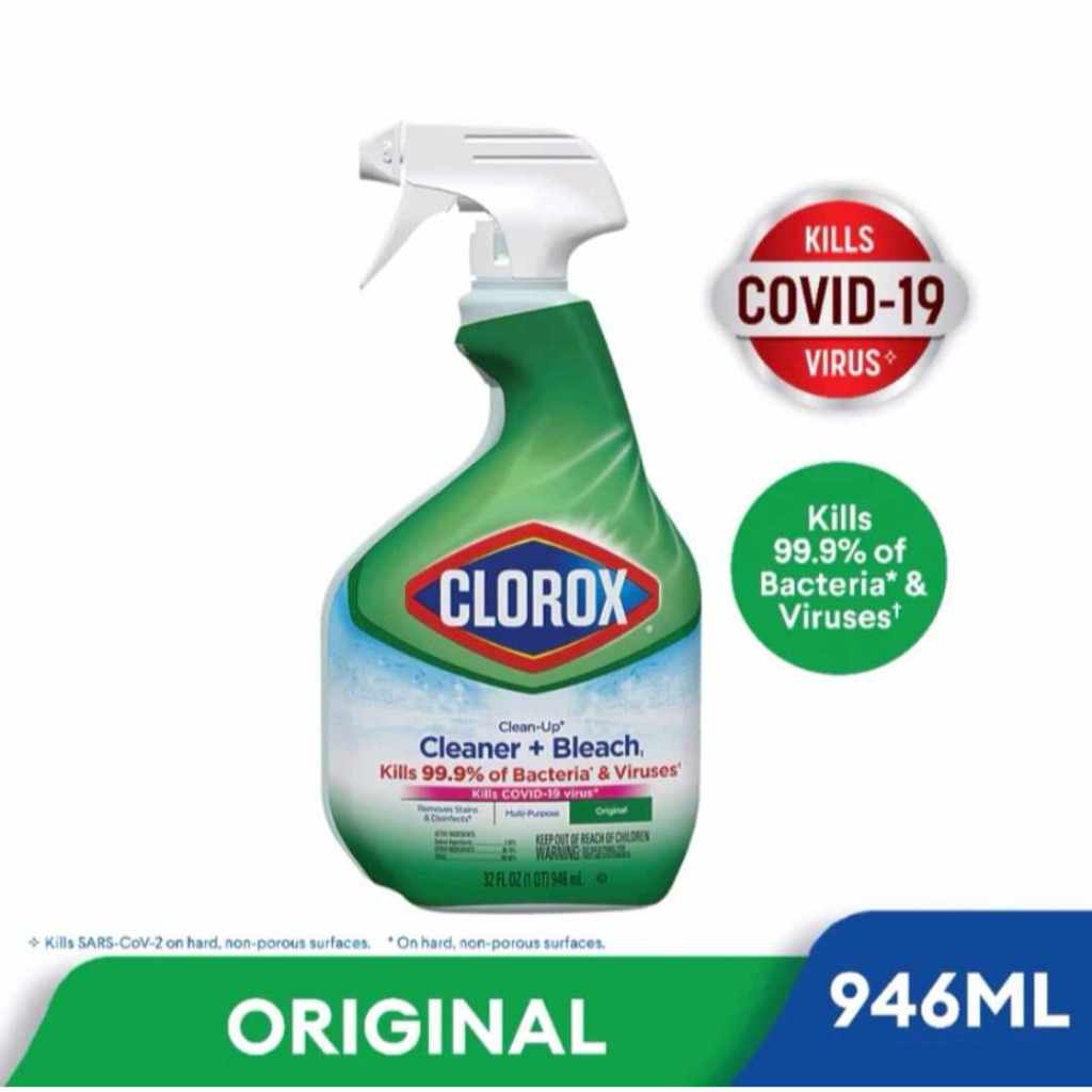 Clorox Clean-Up all purpose bleach spray cleaner สเปรย์ขจัดคราบและทำ ...
