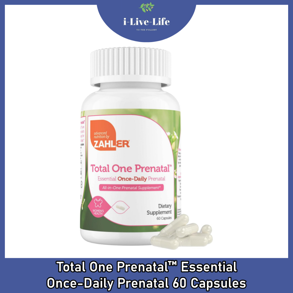 Zahler - Total One Prenatal™ Essential Once-Daily Prenatal 60 Capsules ...