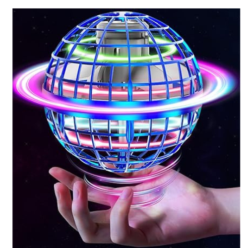 Tikduck Flying Ball Gyro Flying Light Ball Toy Hovering Boomerang ...