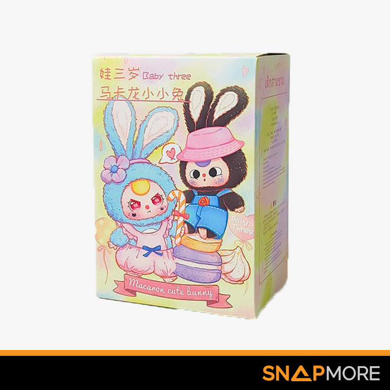 [Pre-Order 3 วัน] Baby Three Rabbit Macaron พวงกุญแจห้อยกระเป๋าได้ ...