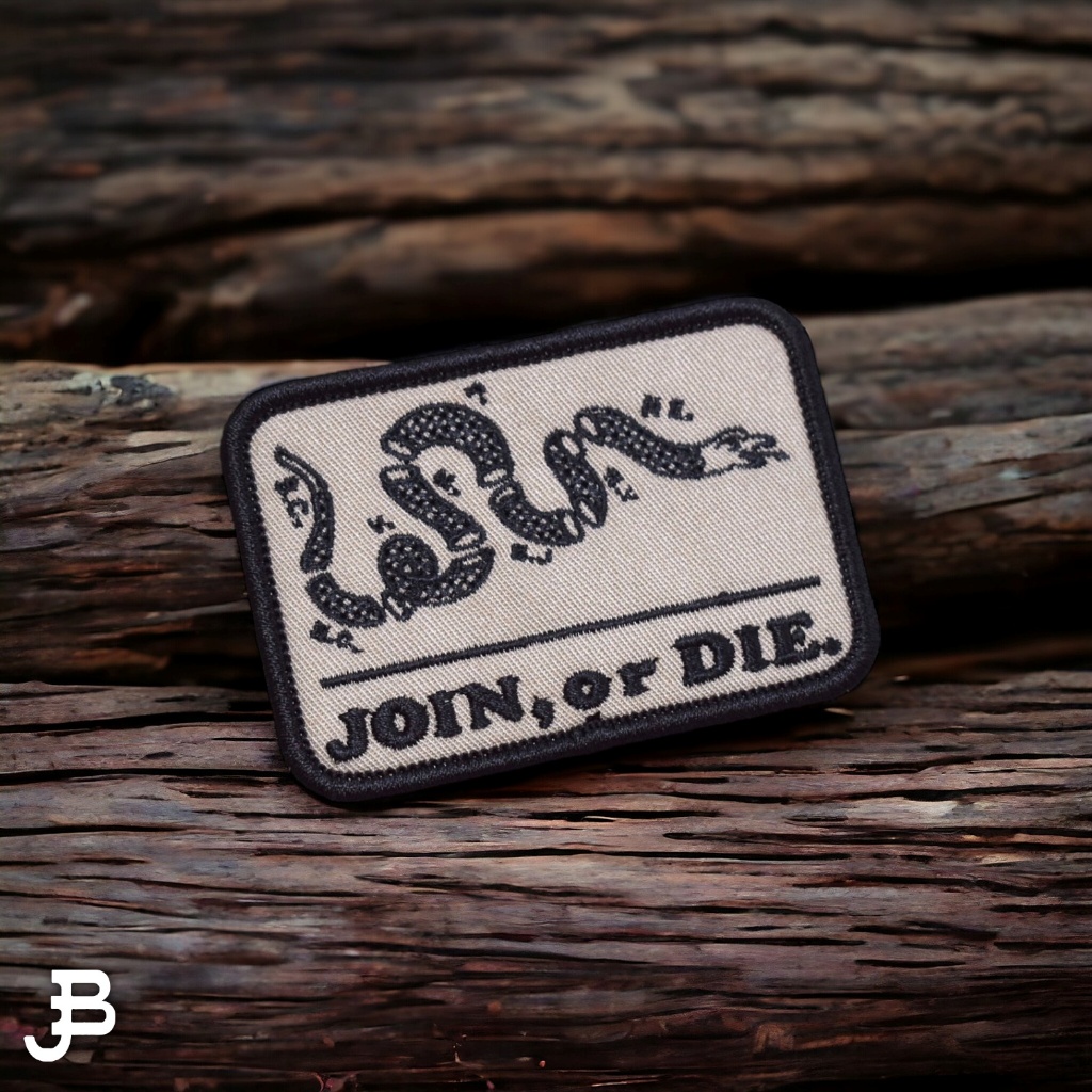 Buffalo Johnson , Patch ติดตีนตุ๊กแก , Join or Die | Shopee Thailand