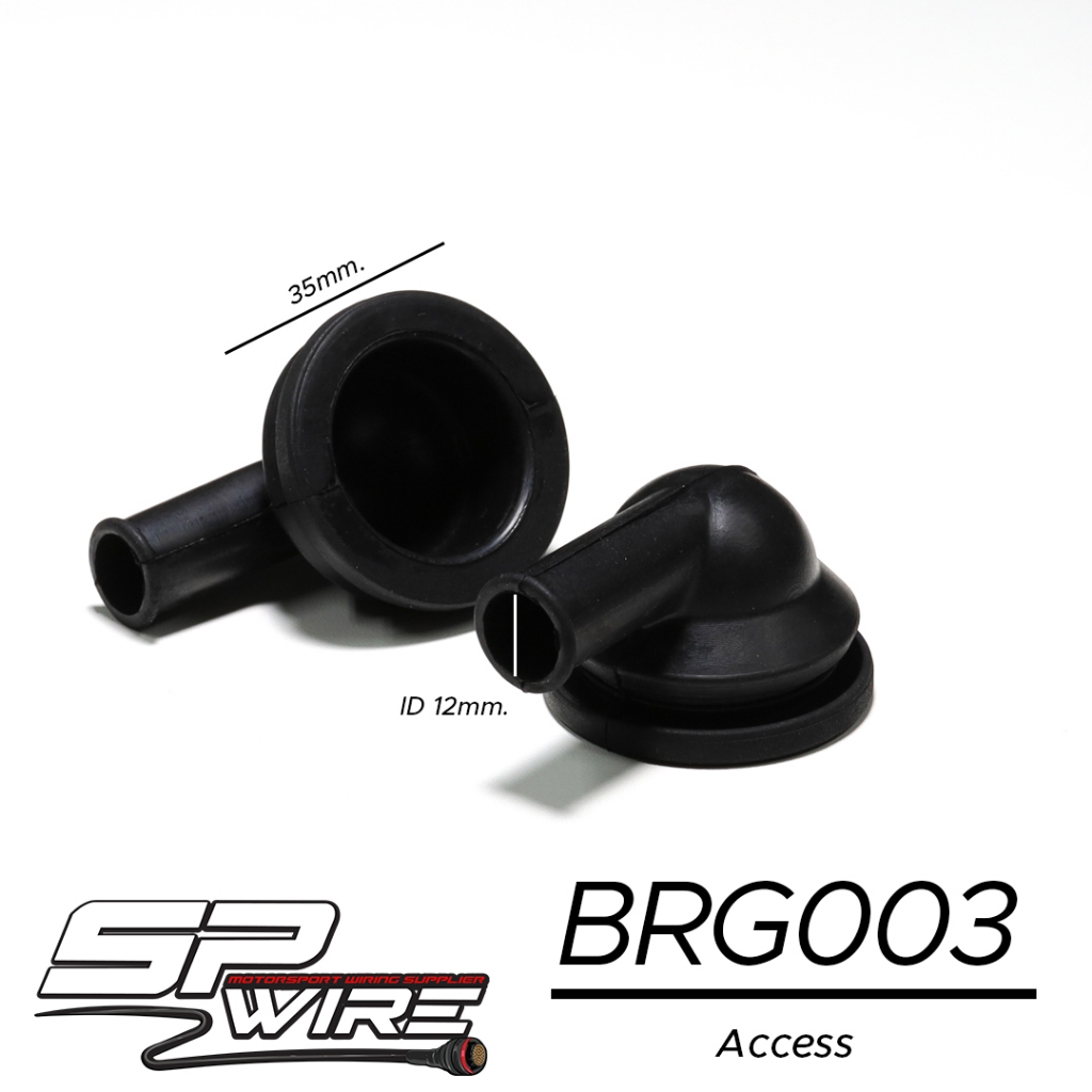 BRG003 #ยางรองขอบ งอ 90* 35mm.-Spwire motorsportwiring | Shopee Thailand