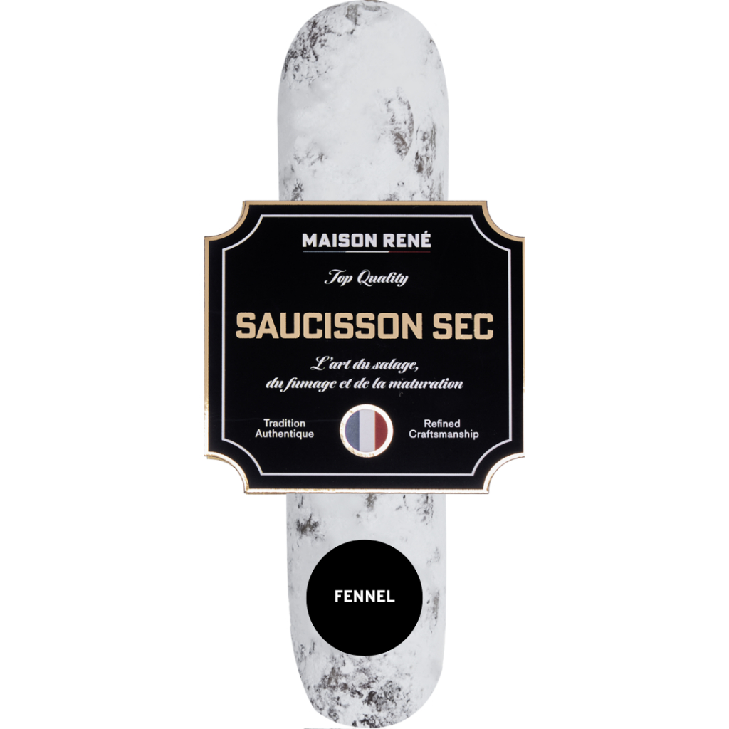 Saucisson sec with fennel 152g Pure porc, Made in Thailand ไส้กรอกหมูรส ...