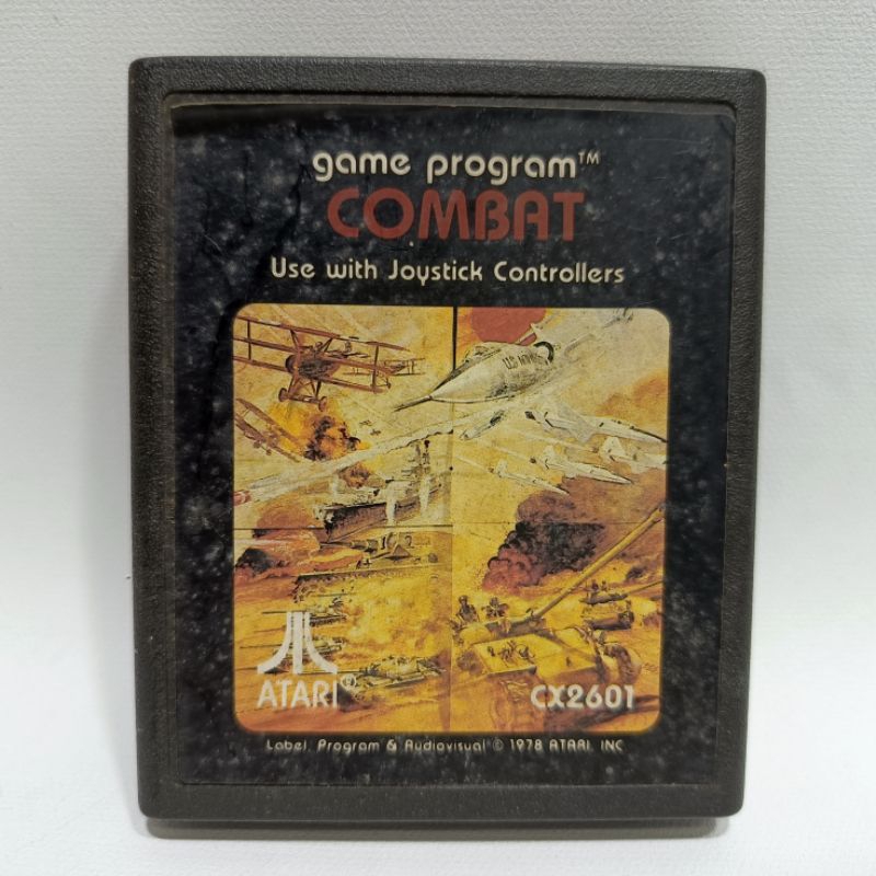 ตลับเกม Atari และ Atari2600 CX เกม Combat หรือ Tank แนว Battle รถถัง ...