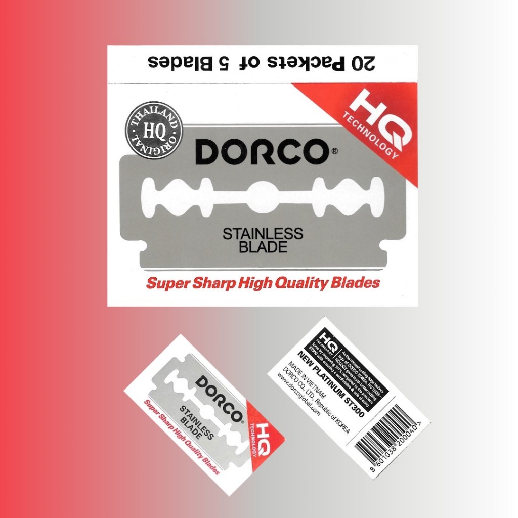 Dorco Stainless Blade ใบมีดโกน 2 คม ของแท้100% | Shopee Thailand
