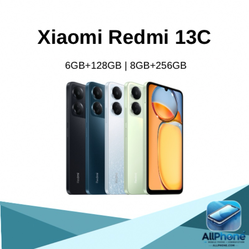 Xiaomi Redmi 13C (6GB+128GB | 8GB+256GB) เครื่องศูนย์ไทย ประกันศูนย์ไทย 1 ปี | Shopee Thailand